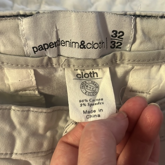 Paper Denim & Cloth | Pants | Paper Denim And Cloth Off White Khakis ...
